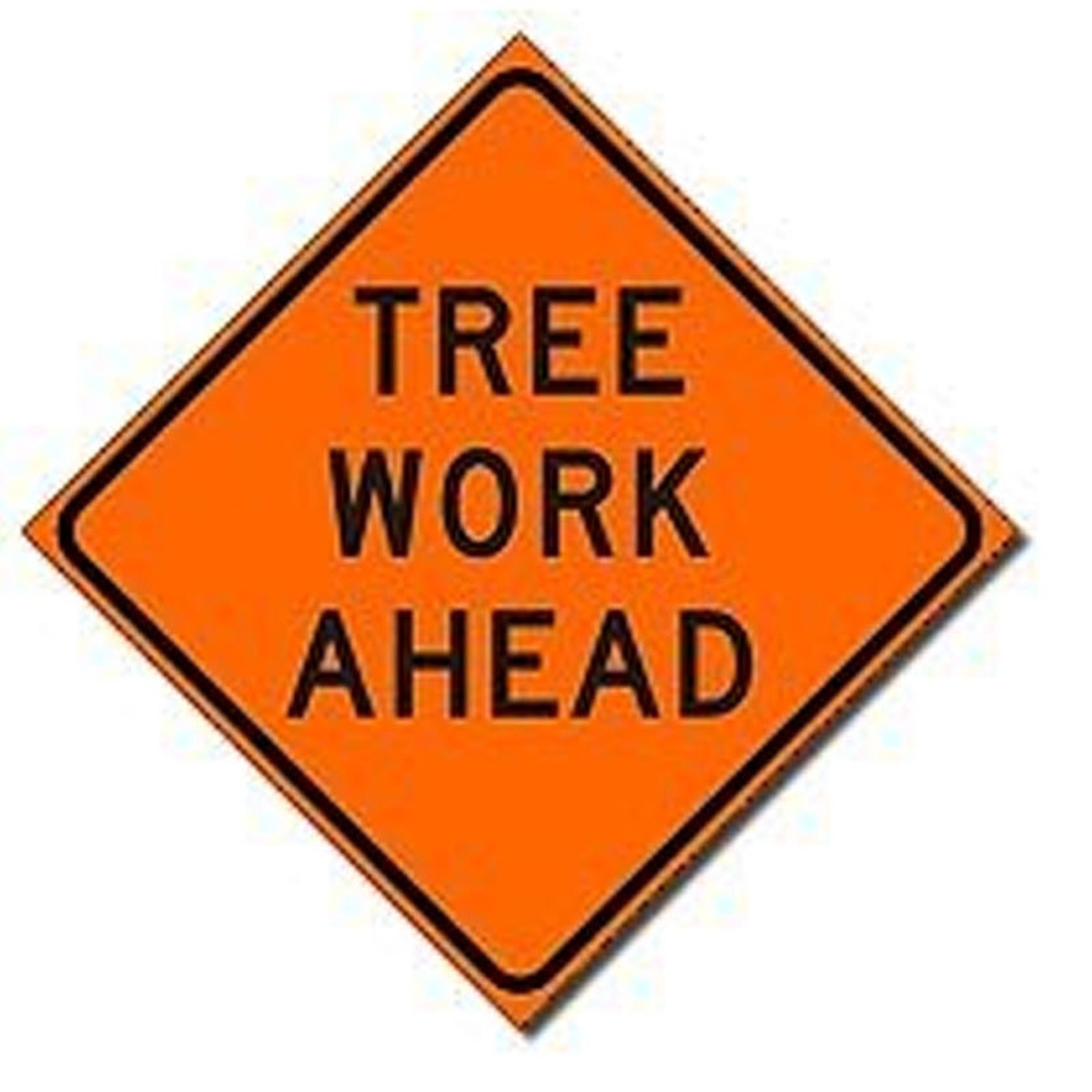Dicke Safety 36" Roll Up Safety Sign "Tree Work Ahead" - Walmart.com