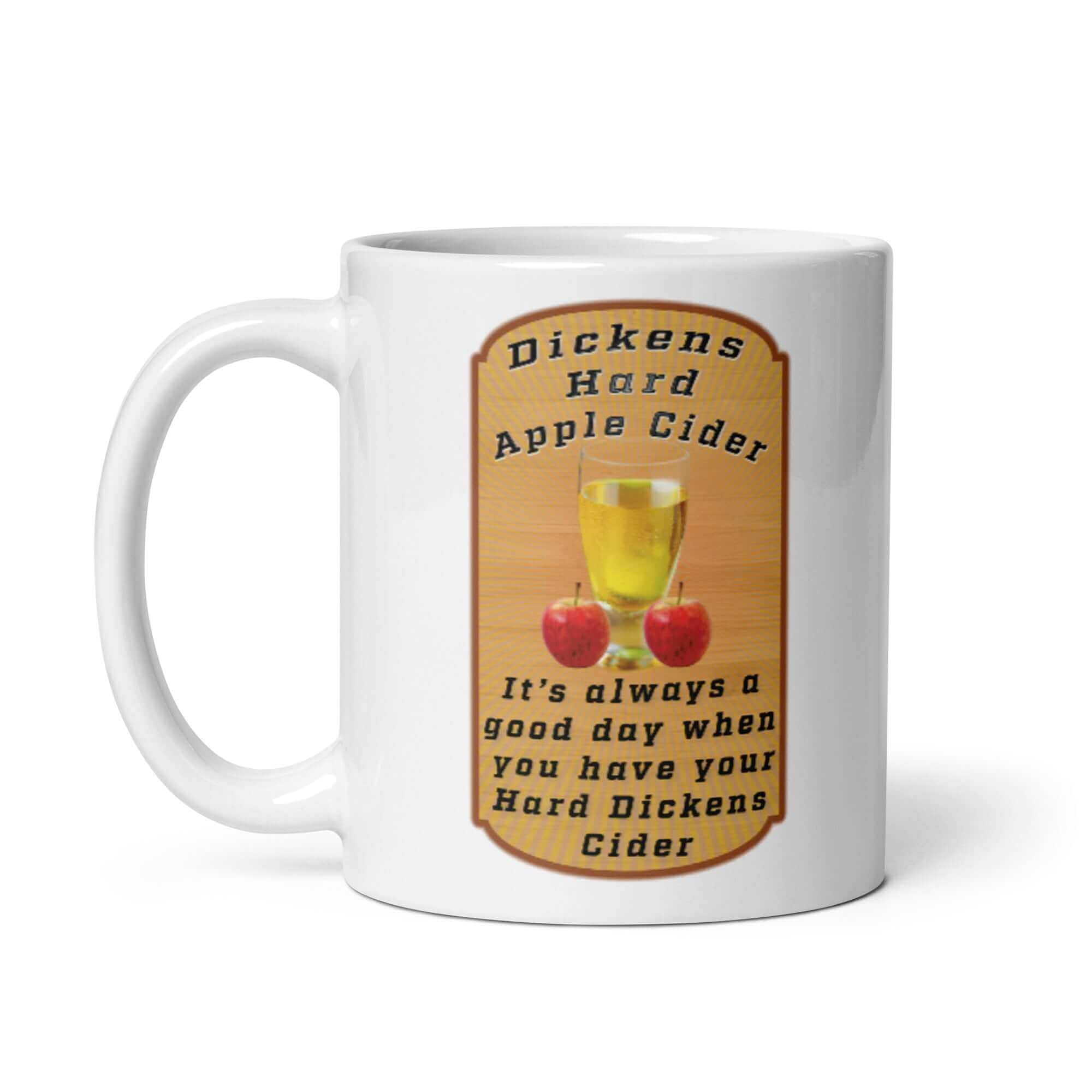 Dickens Hard Apple Cider - White glossy mug - Walmart.com