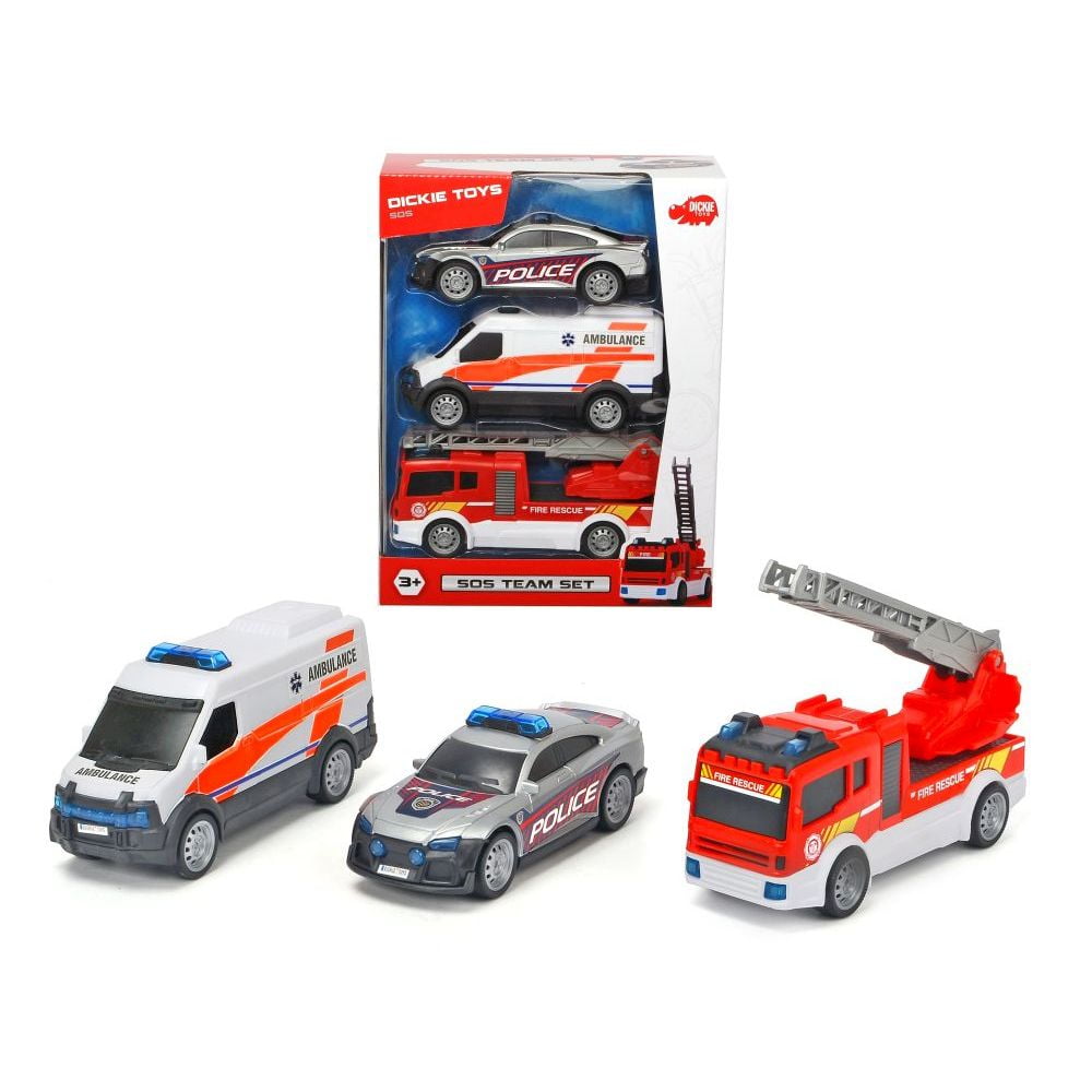 Dickie Toys Hong Kong Ltd, SOS Team Set Toy Truck - Walmart.com