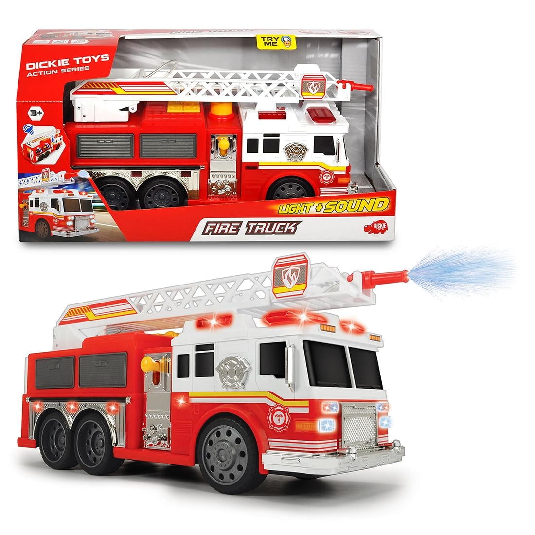 Dickie Toys Light + Sound Fire Commander - Emergency Engine, Rescue ...