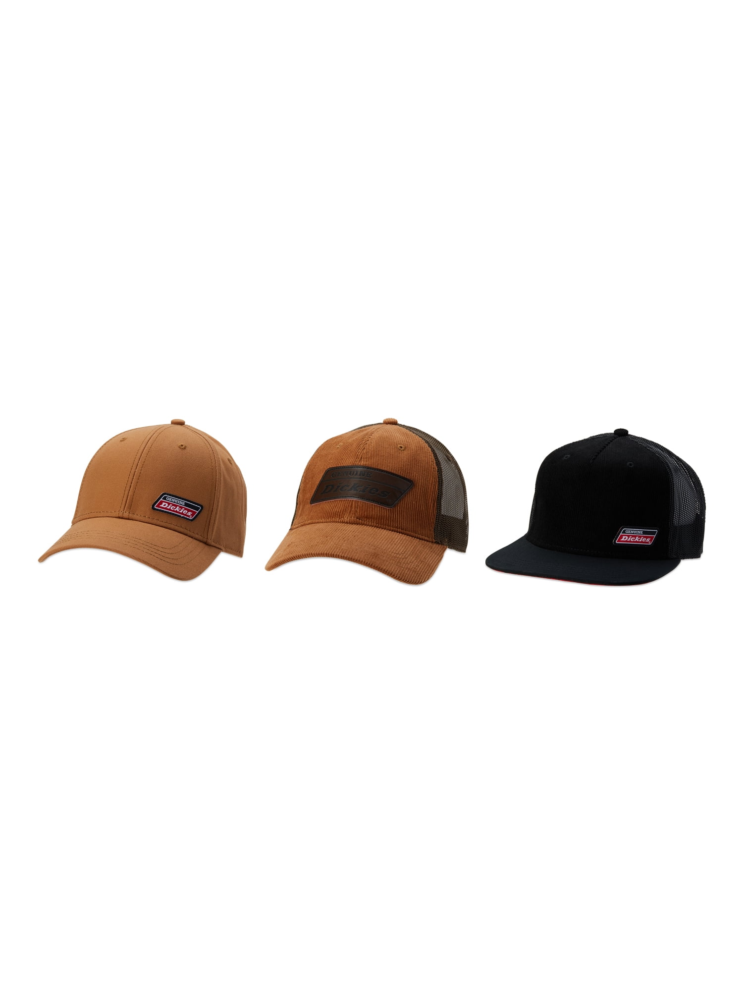 Dickie's Men's Baseball Cap 3-pack - Walmart.com