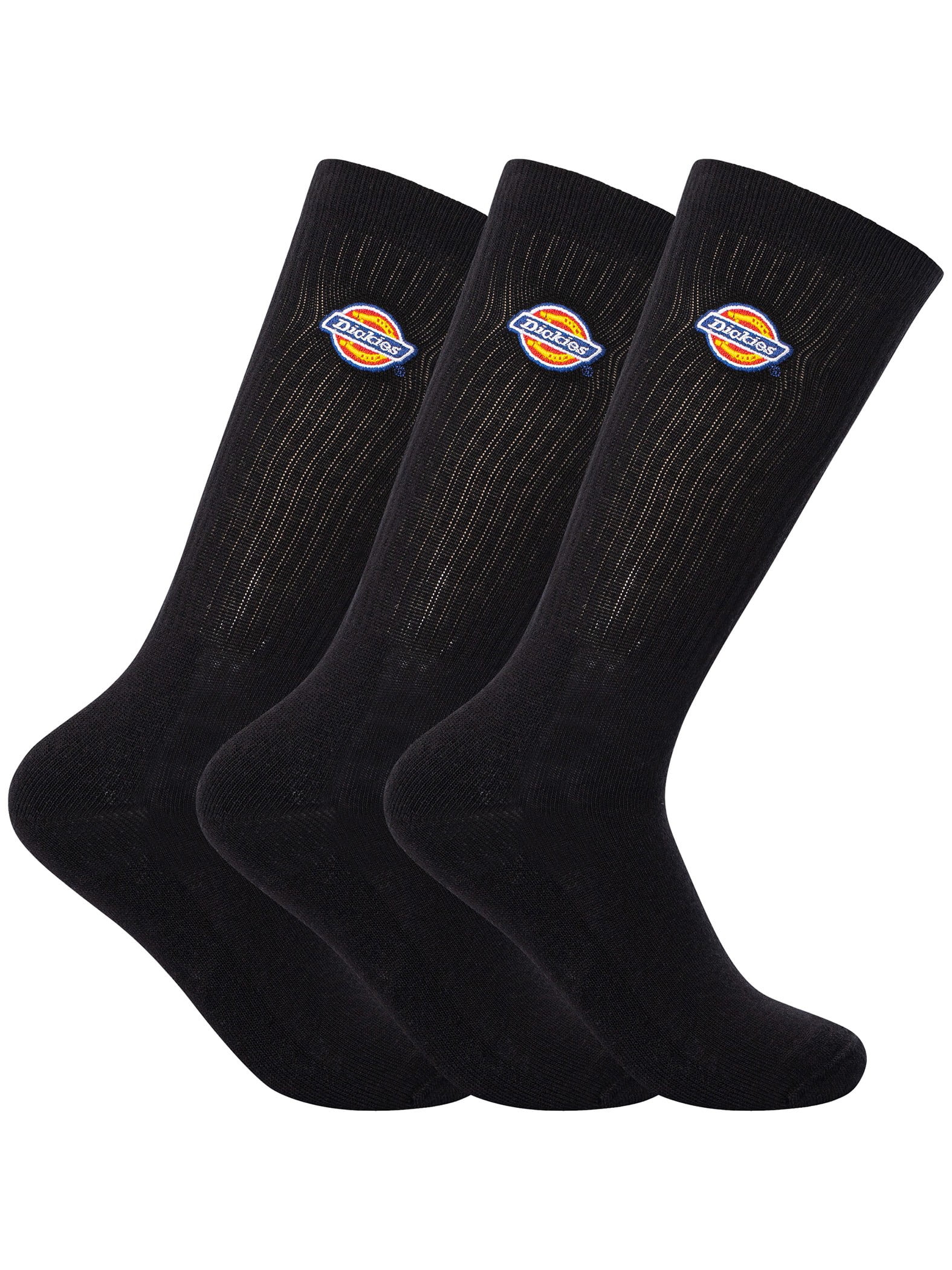 Dickies 3 Pack Valley Grove Socks, Black - Walmart.com