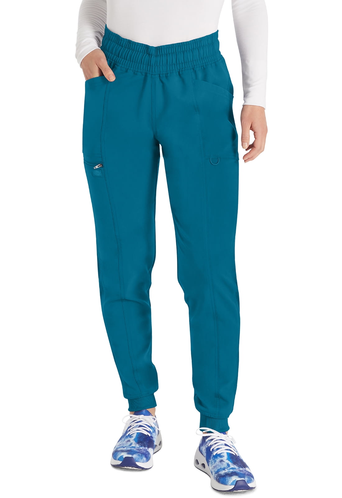 Dickies Balance Scrubs Pant For Women Mid Rise Tapered Leg Pull-on DK135 - Walmart.com