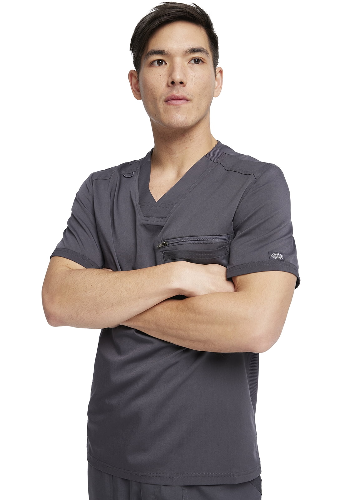 Dickies Balance Scrubs Top For Men Tuckable V-Neck DK865 - Walmart.com