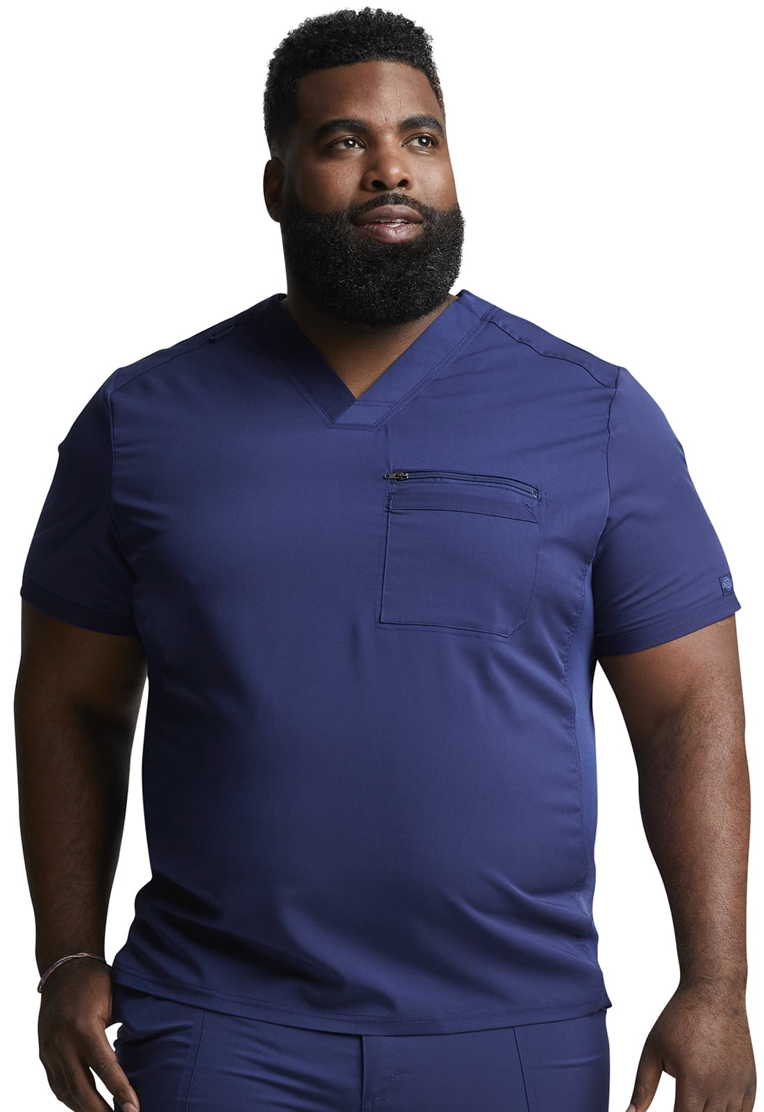 Dickies Balance Scrubs Top For Men Tuckable V-Neck DK865 - Walmart.com