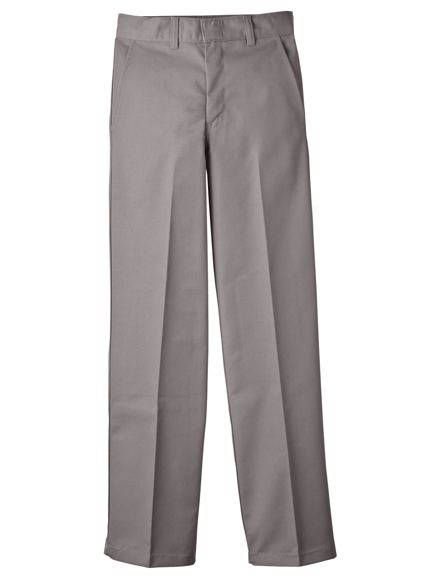 Dickies Boys School Uniform Classic Fit Straight Leg Flat Front Pants ...