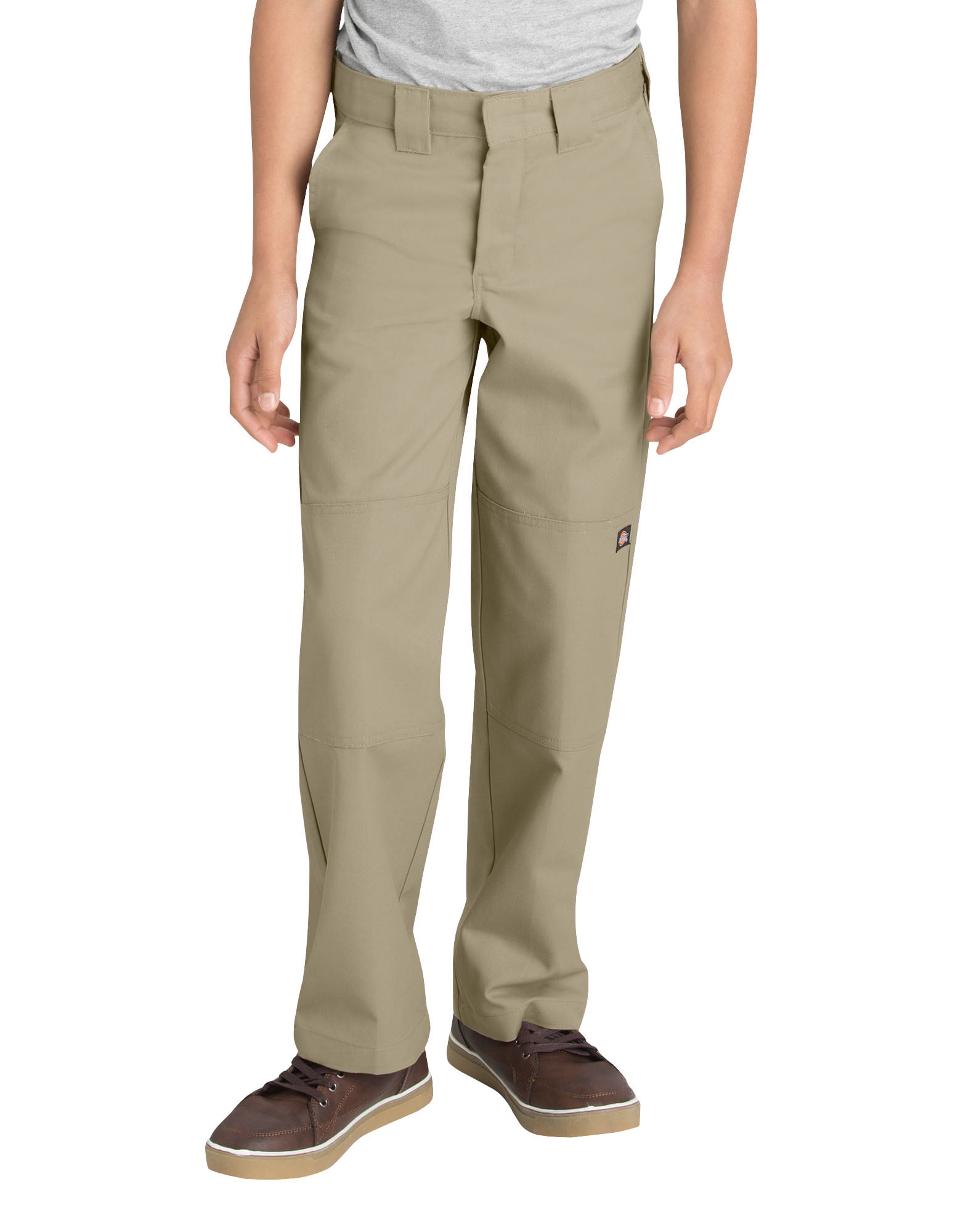 Dickies Boys' School Uniforms FlexWaist Straight Leg Double Knee Pant ...