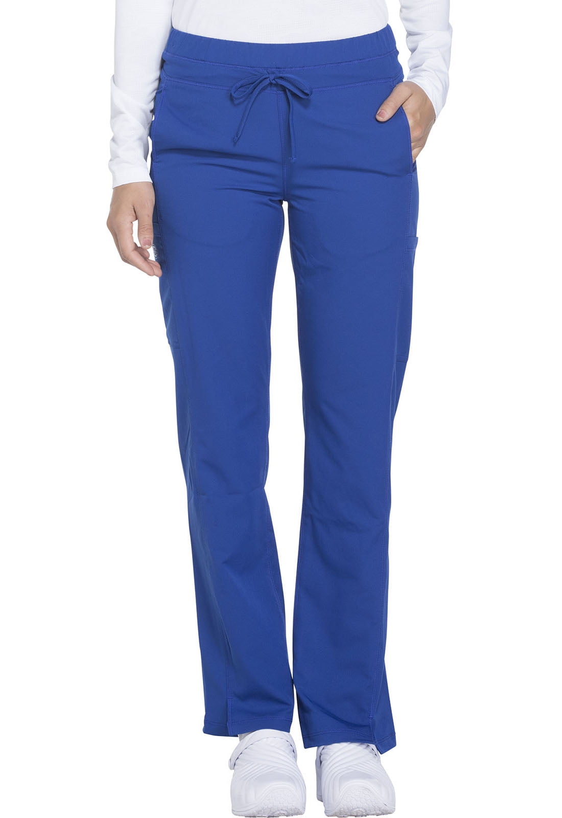 Dickies Dynamix Medical Scrubs Pant for Women Mid Rise Straight Leg Drawstring DK130 - Walmart.com