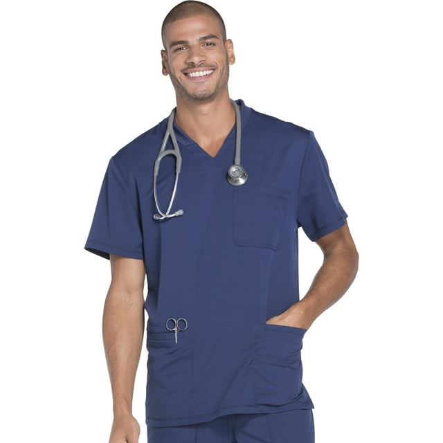 Dickies Dynamix Scrubs Top for Men V-Neck DK640 - Walmart.com