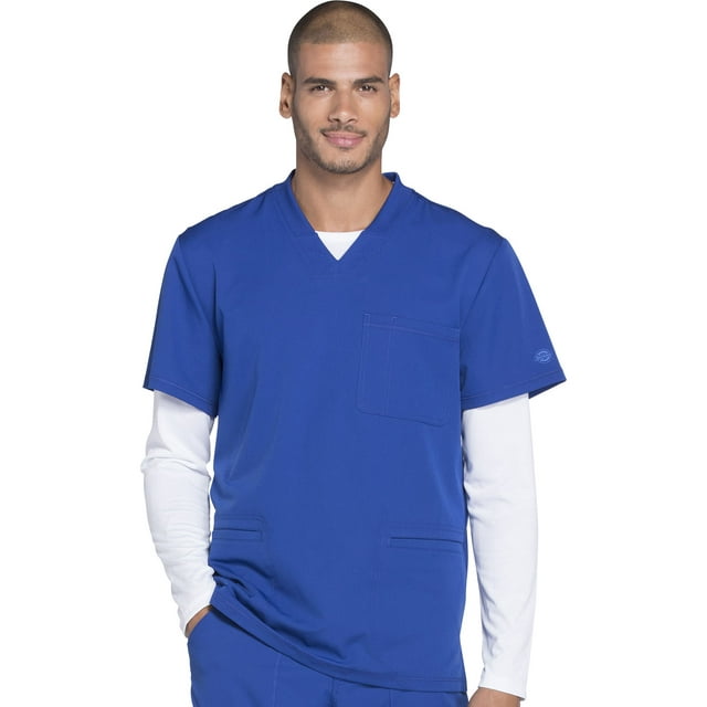 Dickies Dynamix Scrubs Top for Men V-Neck DK640 - Walmart.com