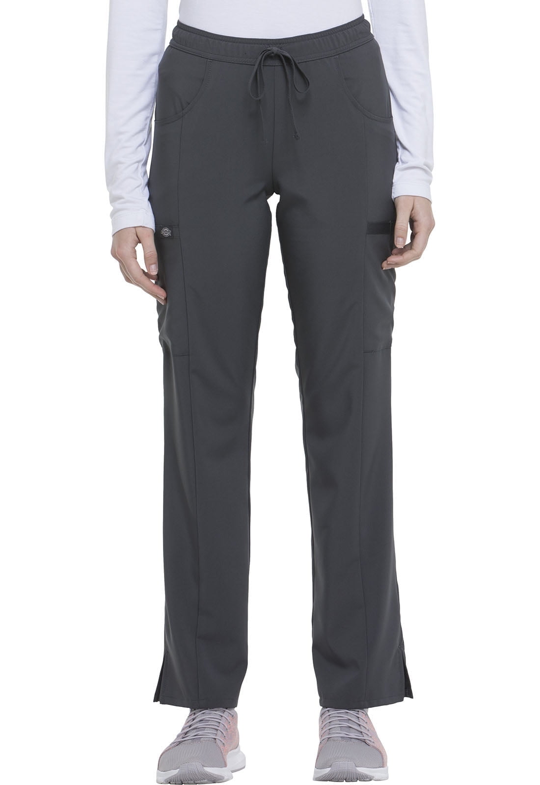 Dickies EDS Essentials Scrubs Pant for Women Mid Rise Straight Leg ...