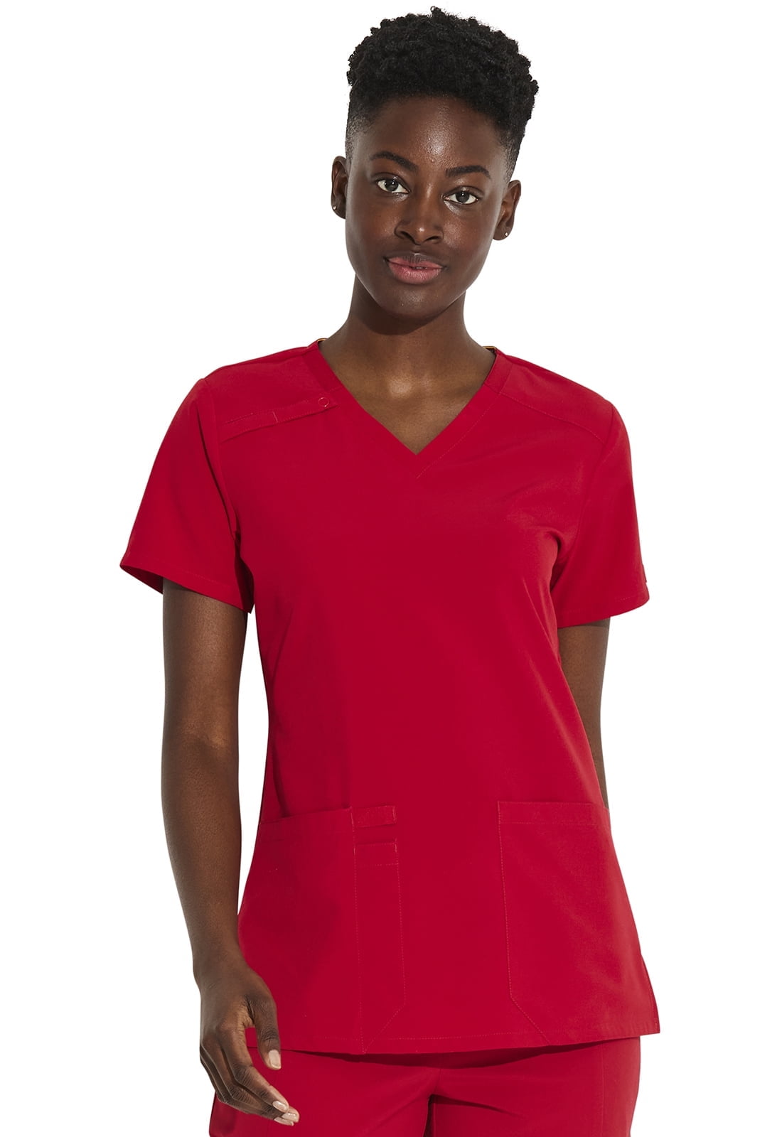 Dickies EDS Essentials Scrubs, V-Neck Womens Tops with Four-Way Stretch ...