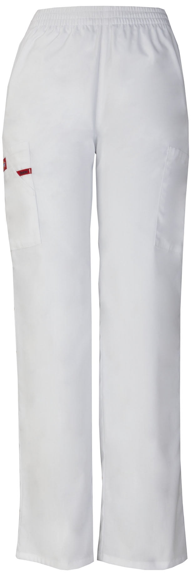 Dickies EDS Signature Scrubs Pant for Women Natural Rise Tapered Leg Pull-On 86106T, S Tall ...