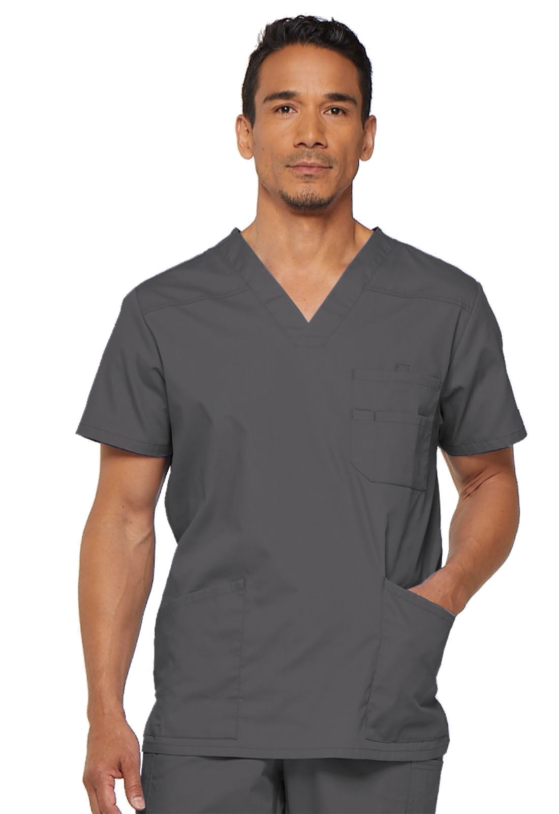Dickies EDS Signature Scrubs for Men, Multi-Pocket V-Neck Medical Top ...