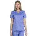 Dickies Genuine Industrial Strength Scrubs Top for Women V-Neck GD600 ...