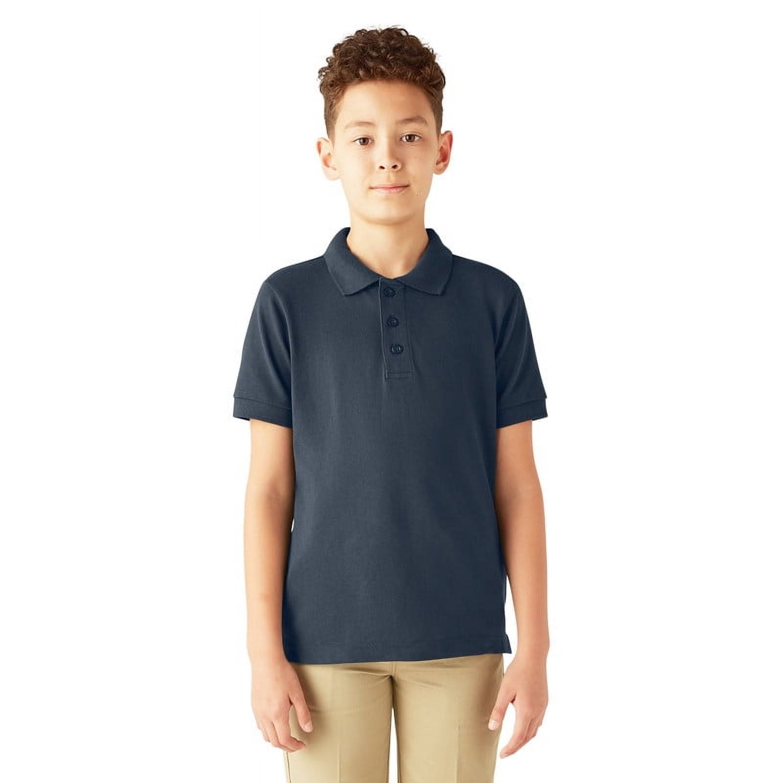 Dickies Kids' Piqué Short Sleeve Polo, 4-53 - Walmart.com