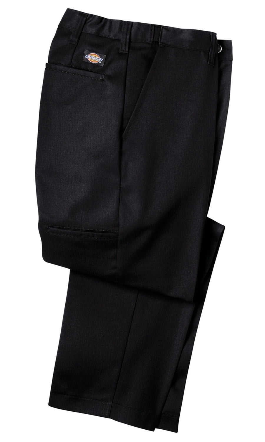 Dickies Mens LP700 Flat Front Comfort Waist Pant Black 52W x UU ...