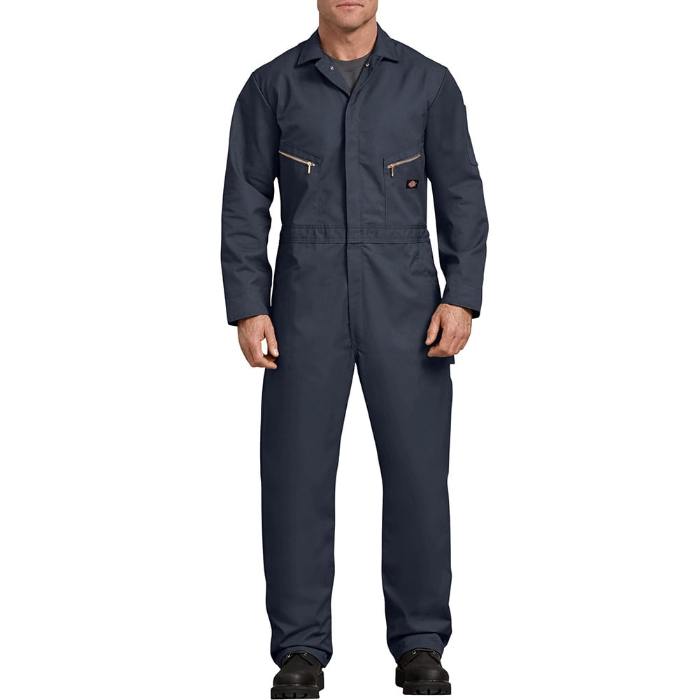 Dickies Men's 48799 Deluxe Blend Long Sleeve Mechanic Work Coveralls D ...