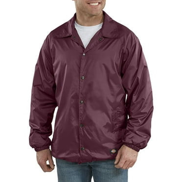 Dickies Mens and Big Mens Snap Front Nylon Jacket - Walmart.com