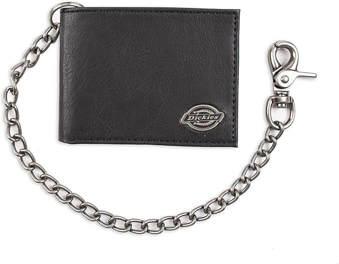 Dickies Men's Bifold Wallet-High Security with ID Window and Credit ...