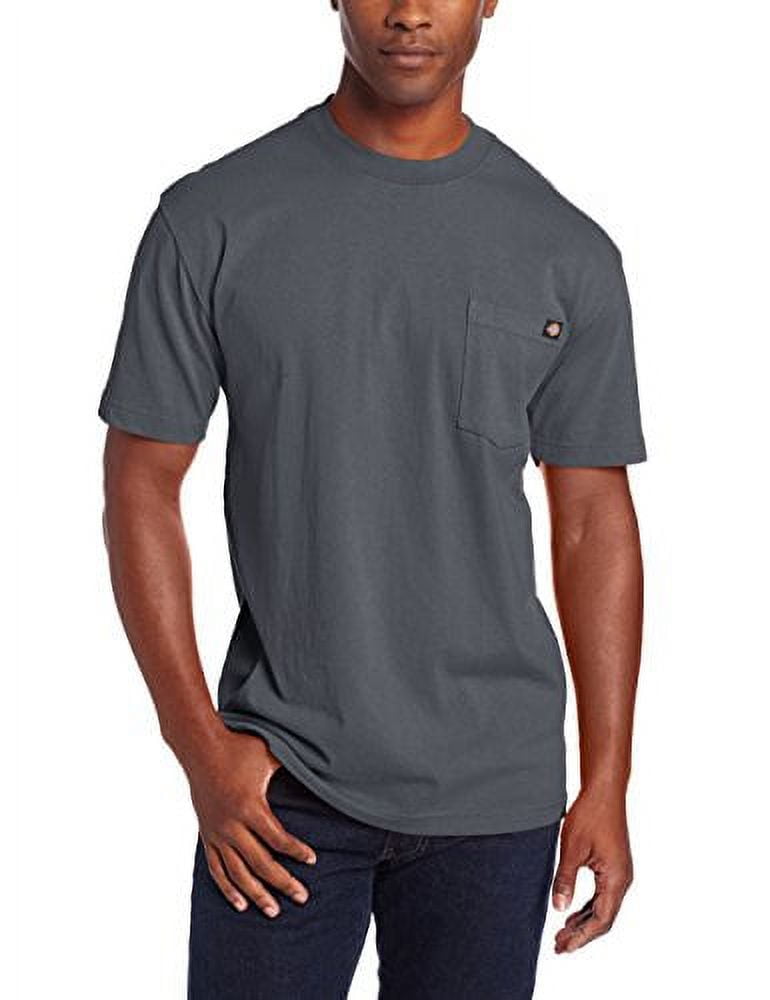 Dickies Men's 3X Big-Tall Heavyweight Crew Neck T-Shirt, Short Sleeve ...