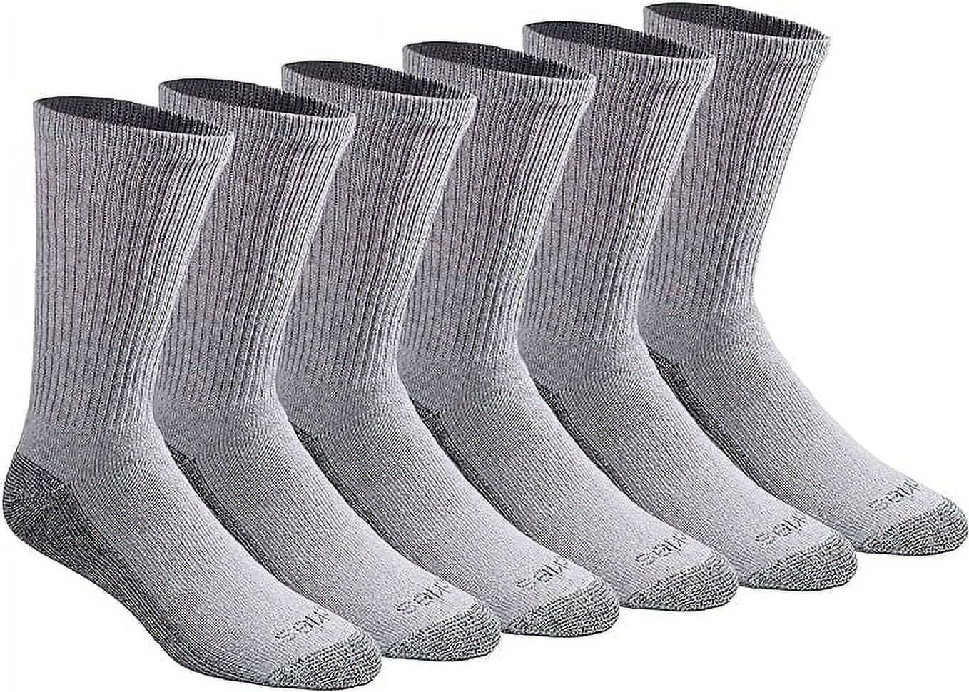 Dickies Men's Breathable Casual Crew Socks, Gray (6) - Walmart.com