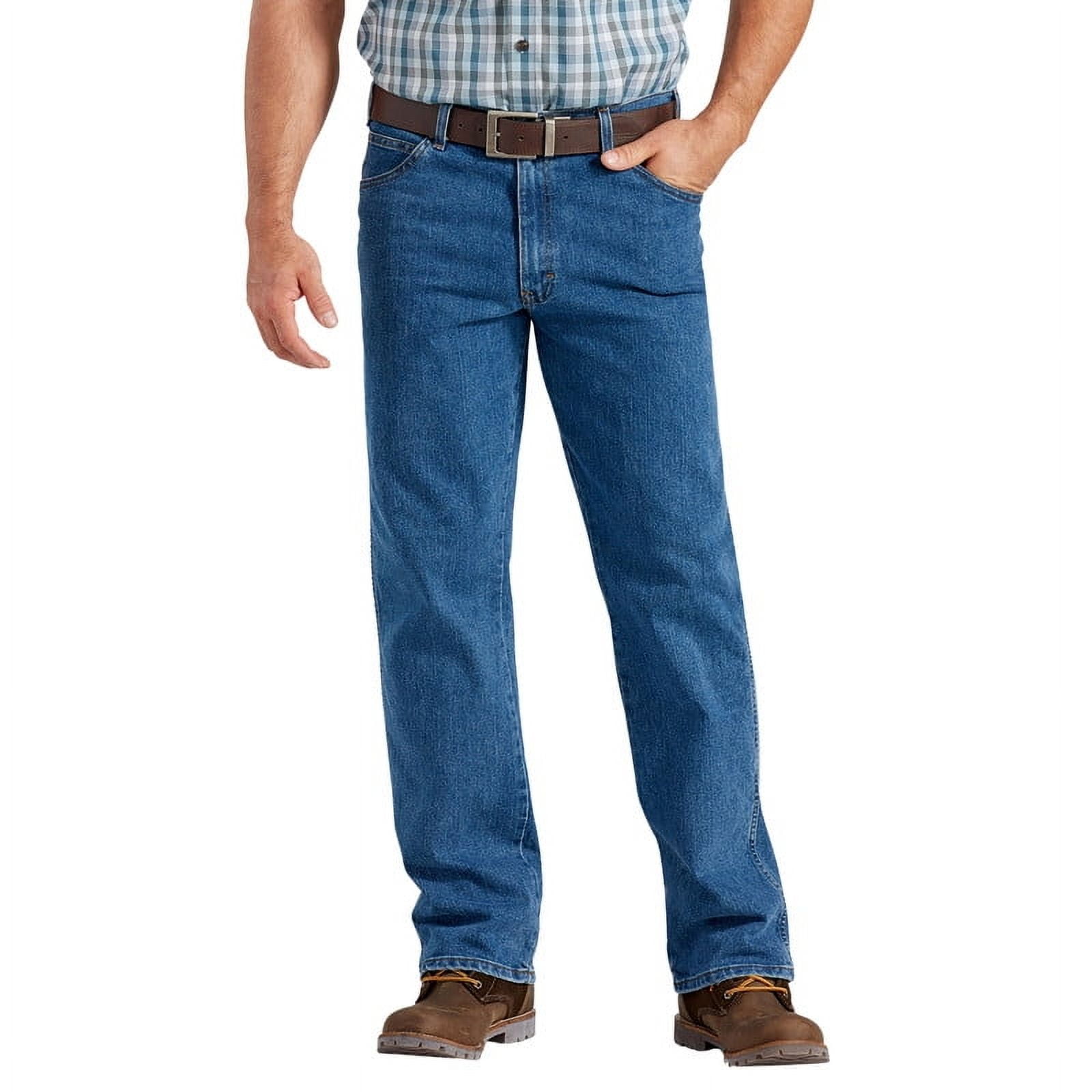 Dickies Men's FLEX Active Waist Relaxed Fit Jeans - Walmart.com