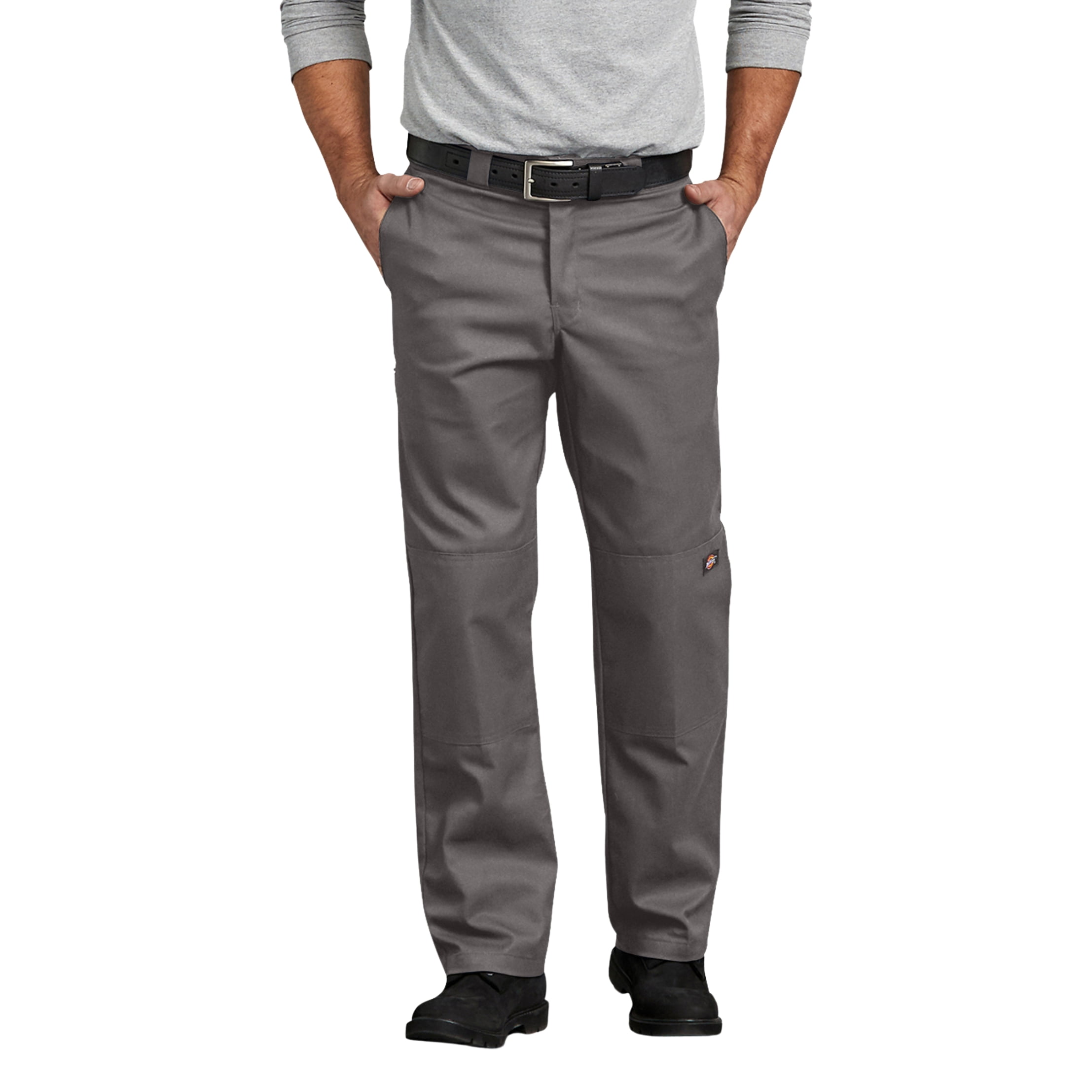 Dickies Men's FLEX Regular Fit Double Knee Work Pants, Gravel Gray ...