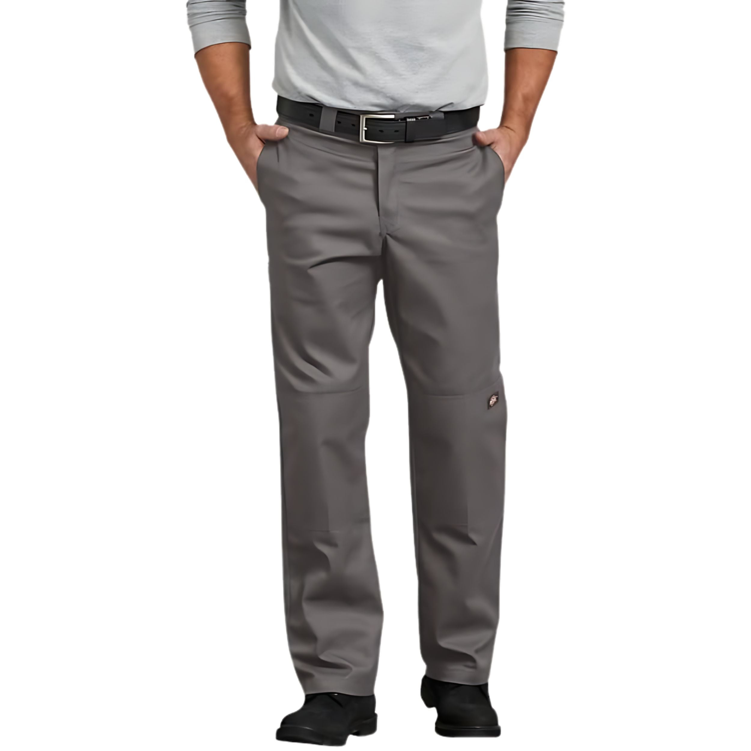 Dickies Men's FLEX Regular Fit Double Knee Work Pants, Gravel Gray, 38x30 - Walmart.com