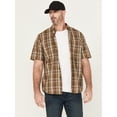 Dickies Men's Flex Plaid Print Short Sleeve Button-Down Work Shirt ...