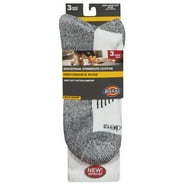 Genuine Dickies Men's Dri-Tech Comfort Crew Work Socks, 5-Pack ...