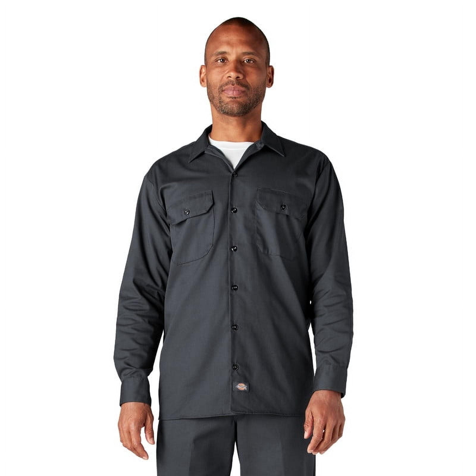 Dickies Men's Long Sleeve Work Shirt - Walmart.com