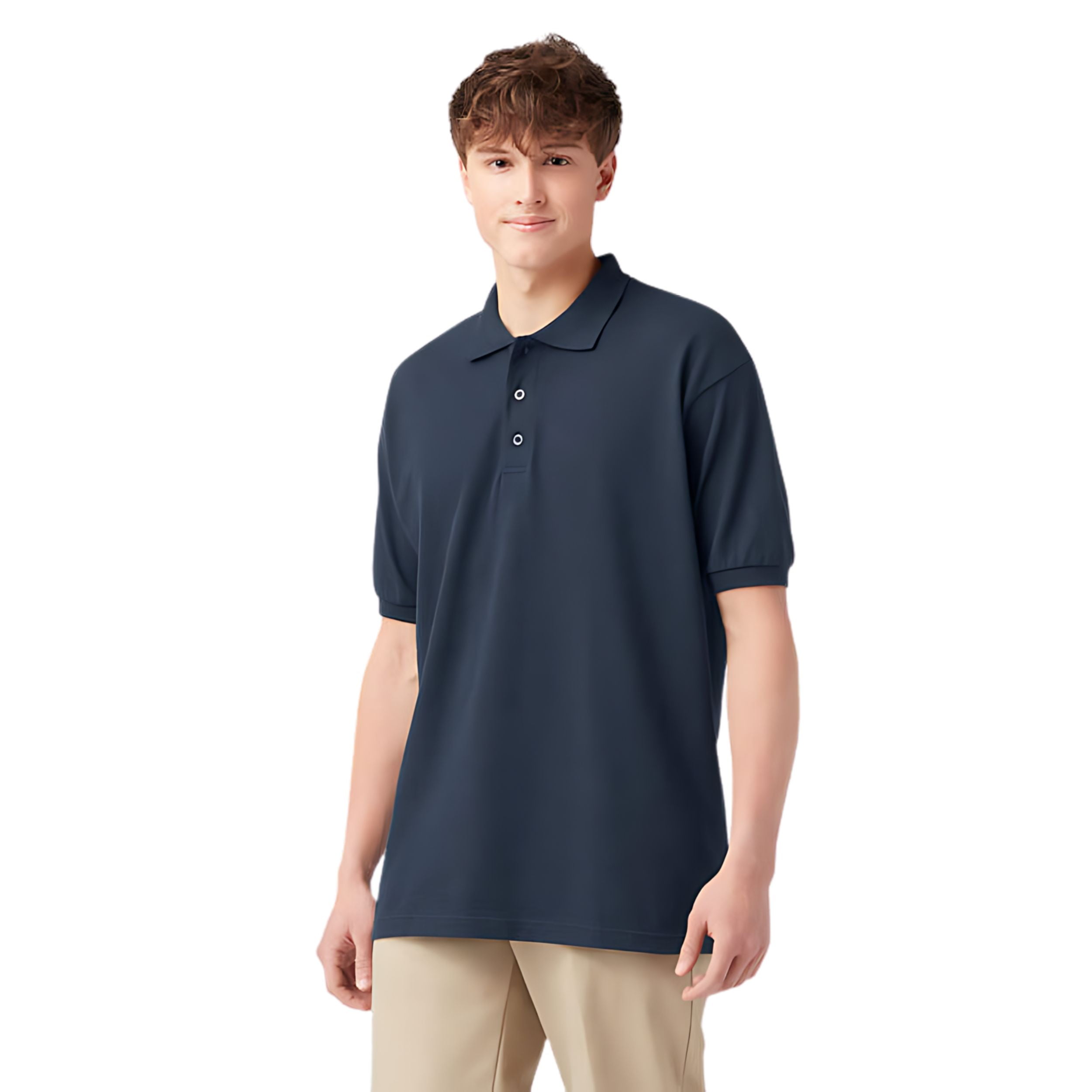 Dickies Men's Pique Short Sleeve Workwear Polo - Walmart.com