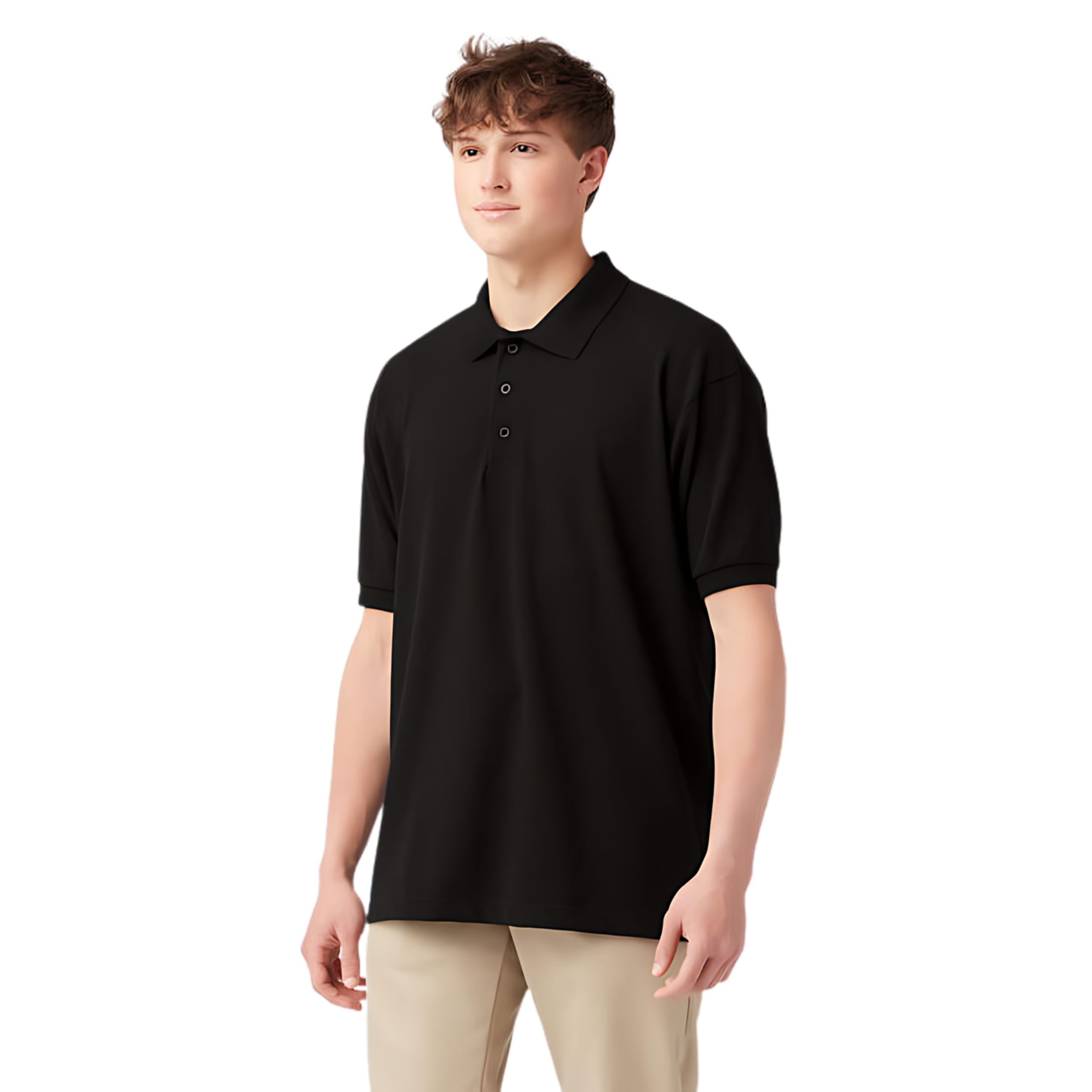 Dickies Men's Pique Short Sleeve Workwear Polo - Walmart.com