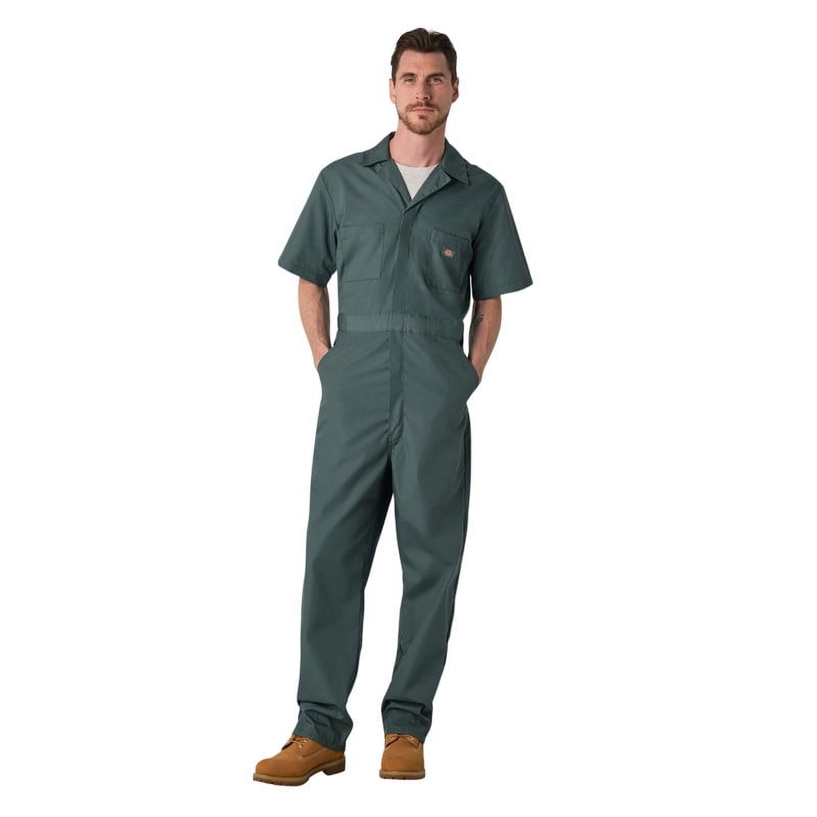 Dickies Men's Poplin Short Sleeve Coverall - Walmart.com