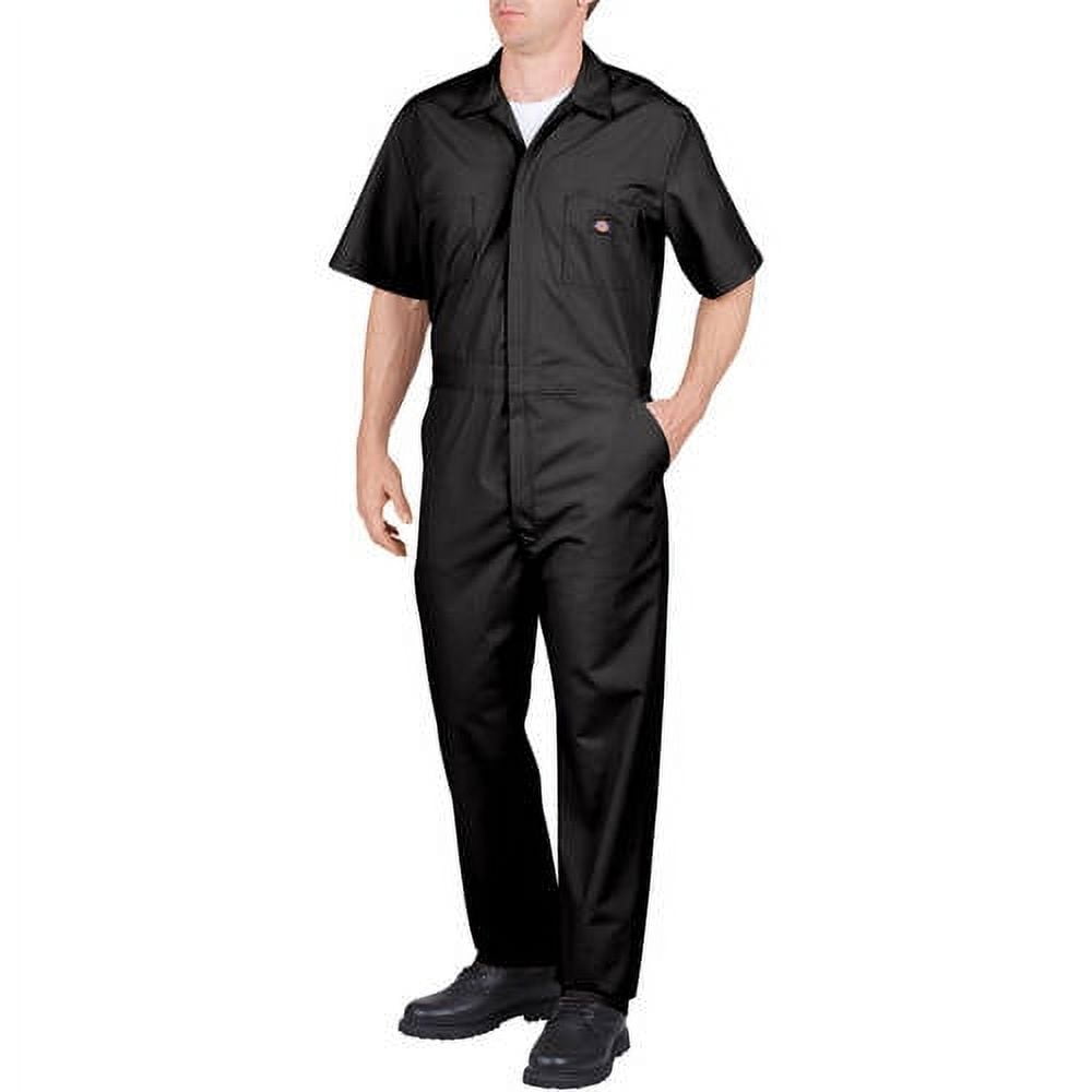 Dickies Men's Short Sleeve Deluxe Poplin Coverall - Walmart.com