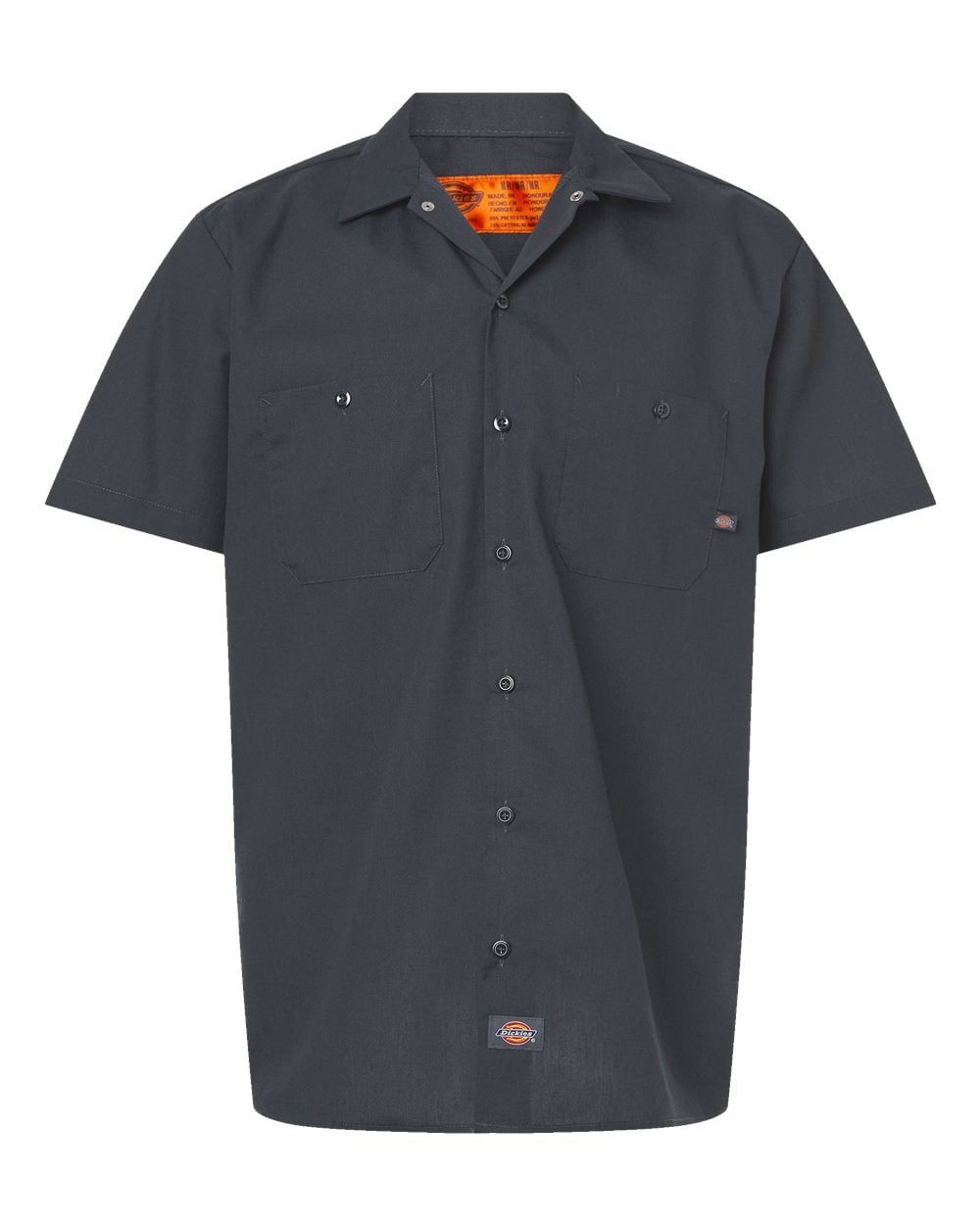 Dickies Ls535 Short Sleeve Industrial Work Shirt-Charcoal-M - Walmart.com