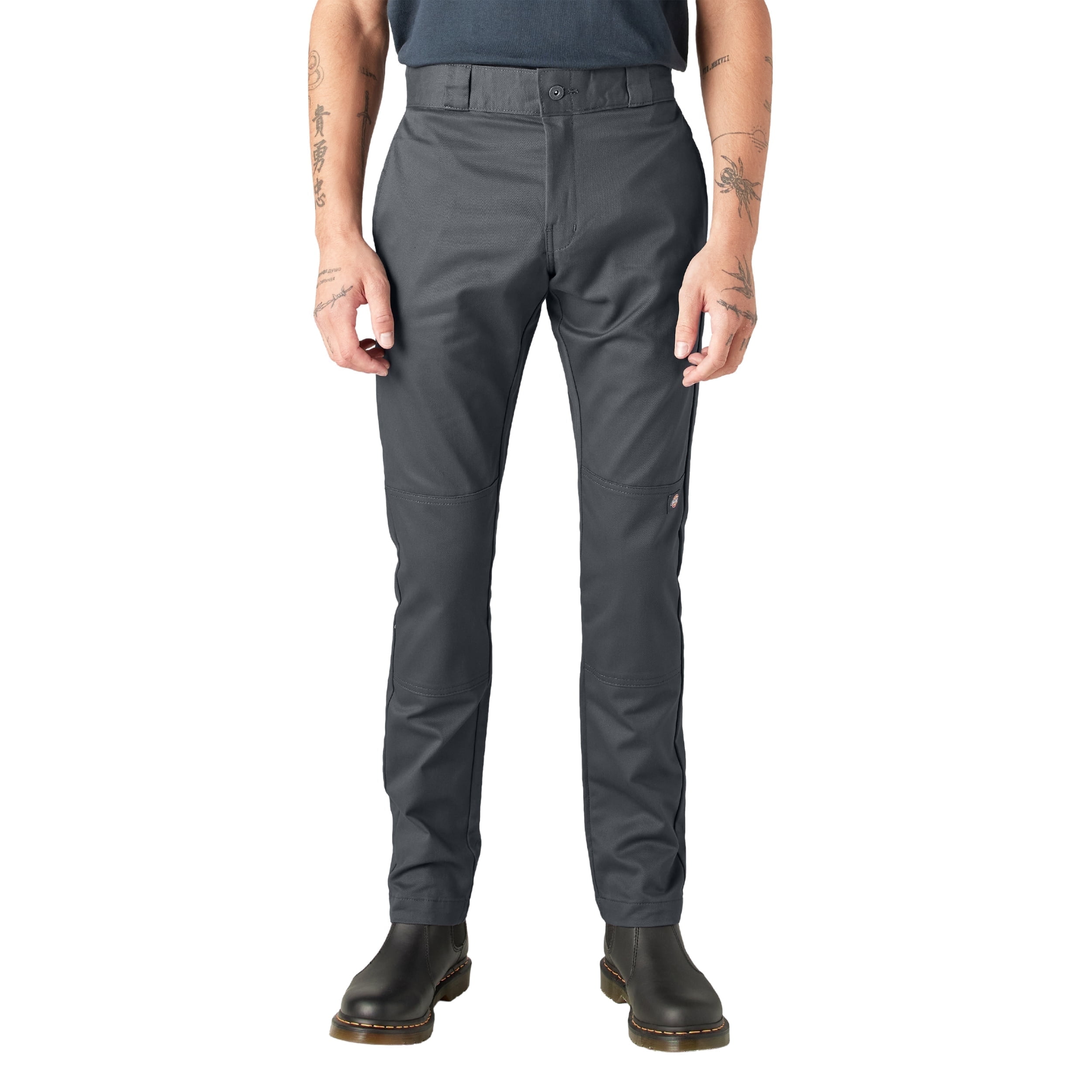 Dickies Men's Skinny Fit Double Knee Work Pants - Walmart.com