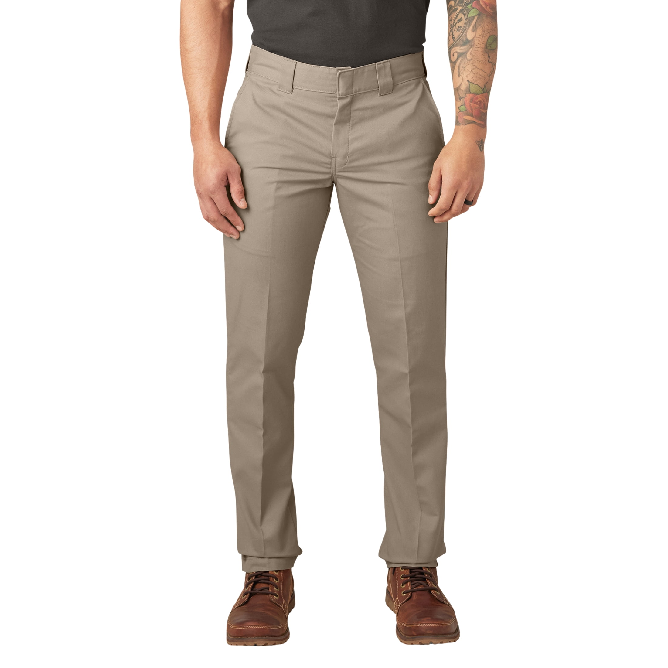 Dickies Men's Slim Fit Tapered Leg Multi-Use Pocket Work Pants, Desert Sand, 34x32 - Walmart.com