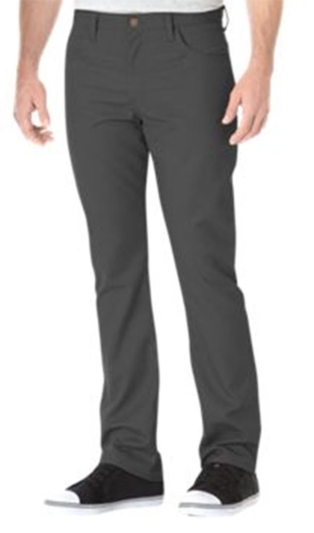 Dickies Men's Slim Straight Work Pants GRAY 36x30 - Walmart.com