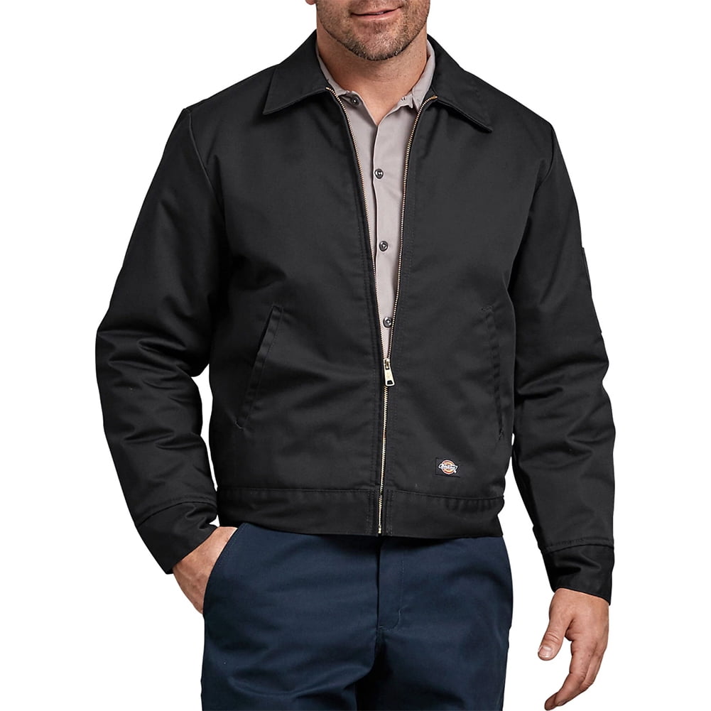 Dickies Men's Genuine Work Eisenhower Insulated Twill Jacket, Zip Up ...