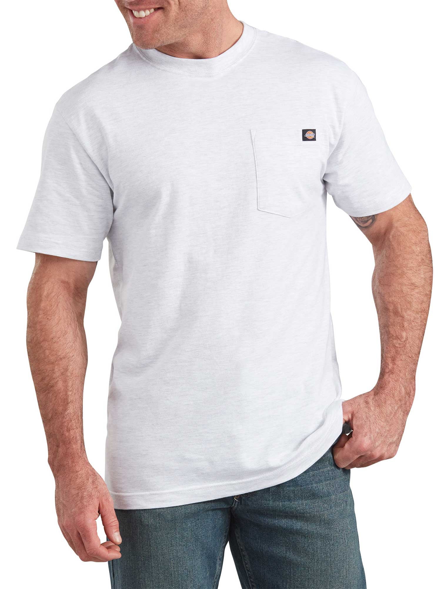 Dickies Men's and Big Men's Lightweight Short Sleeve Pocket Work T ...