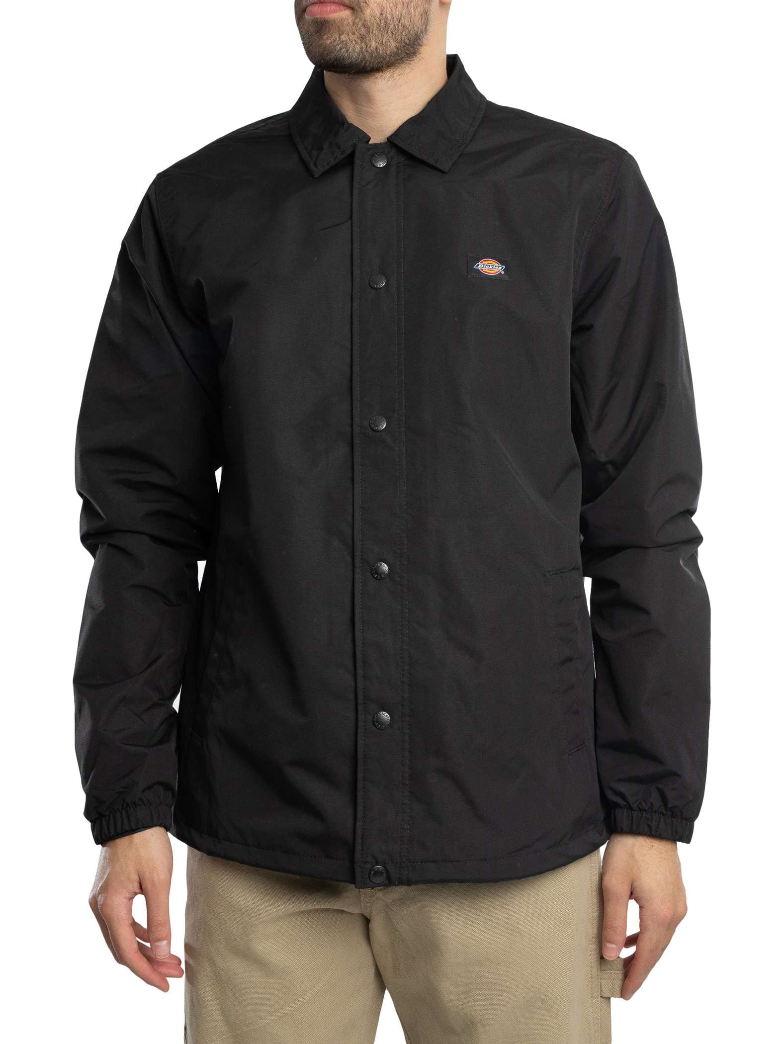 Dickies Oakport Coach Jacket, Black - Walmart.com