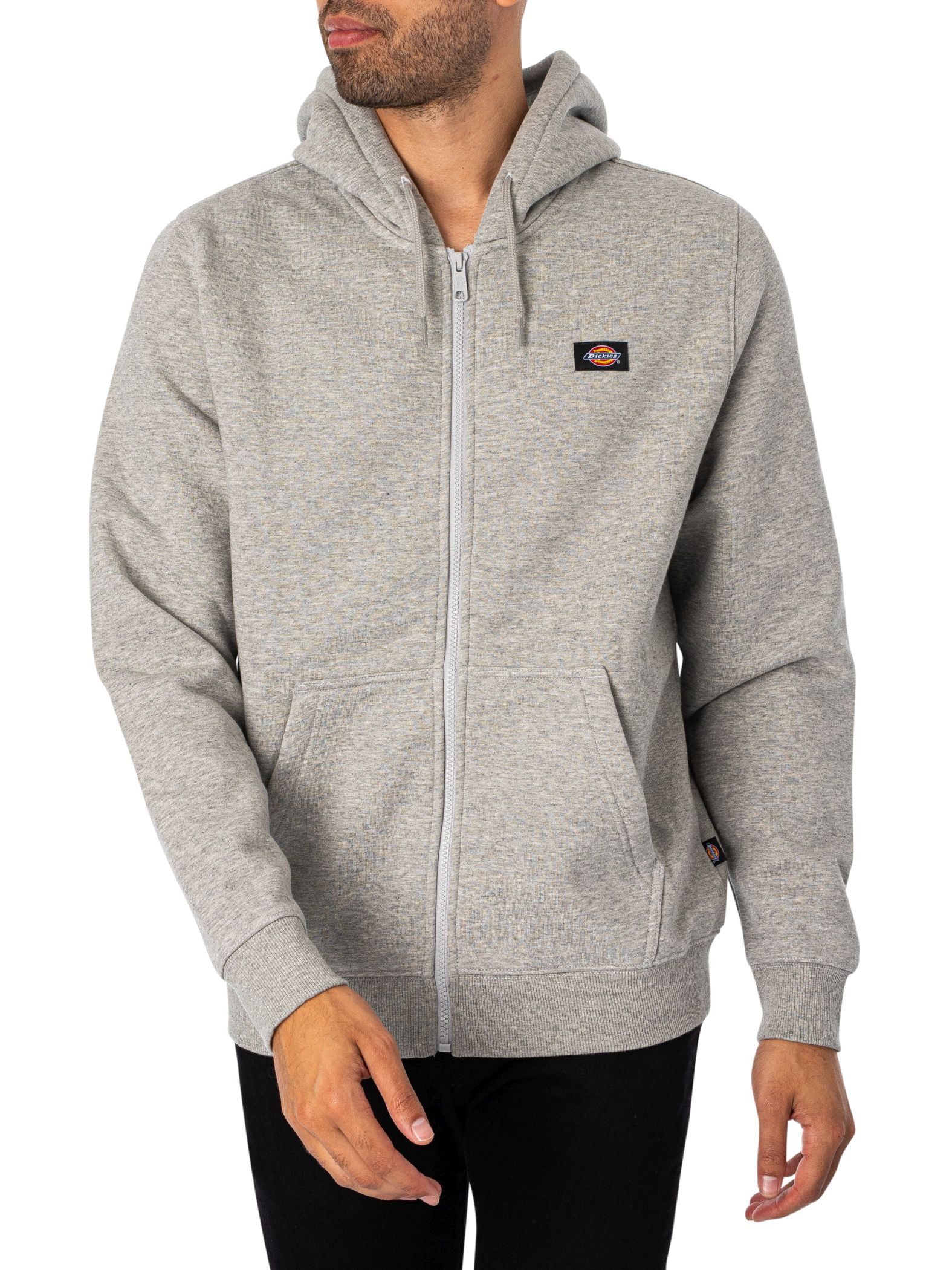 Dickies Oakport Zip Hoodie, Grey - Walmart.com