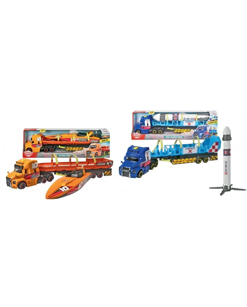 Dickies Truck Carrier Toy Vehicle, 17-inch Length, Includes Sea Race ...