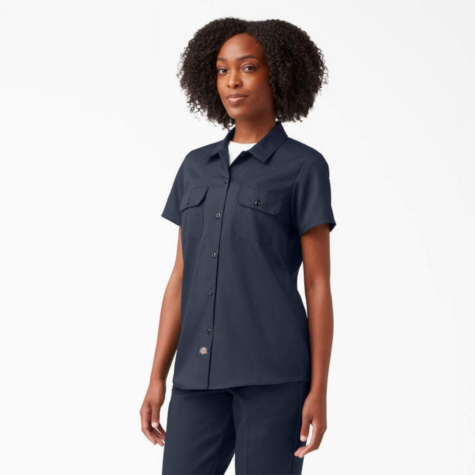 Dickies Women's 574 Original Work Shirt, Dark Navy, S - Walmart.com