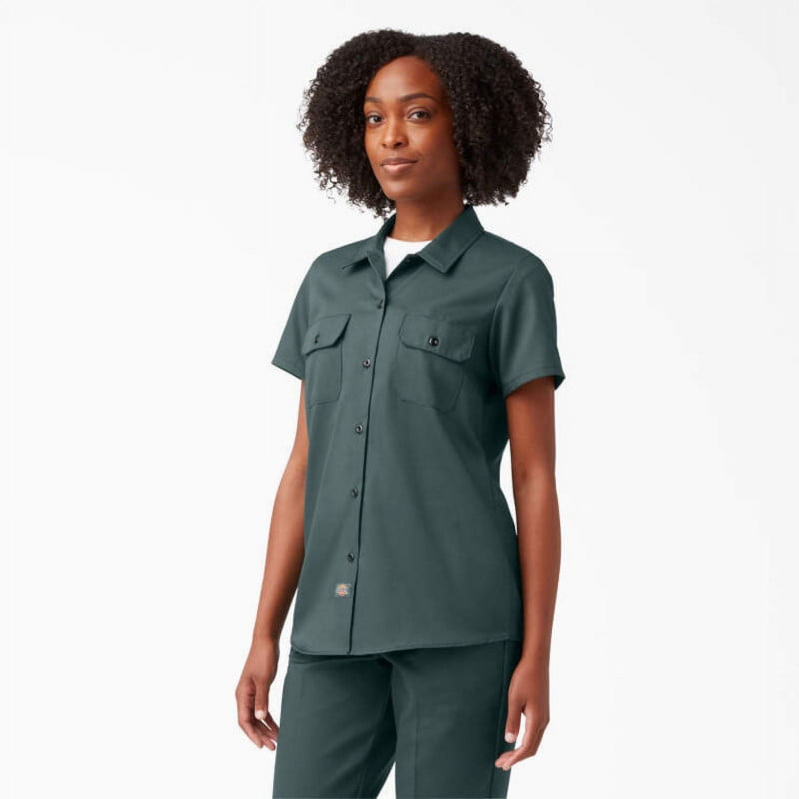 Dickies Women's 574 Original Work Shirt, Lincoln Green, L - Walmart.com