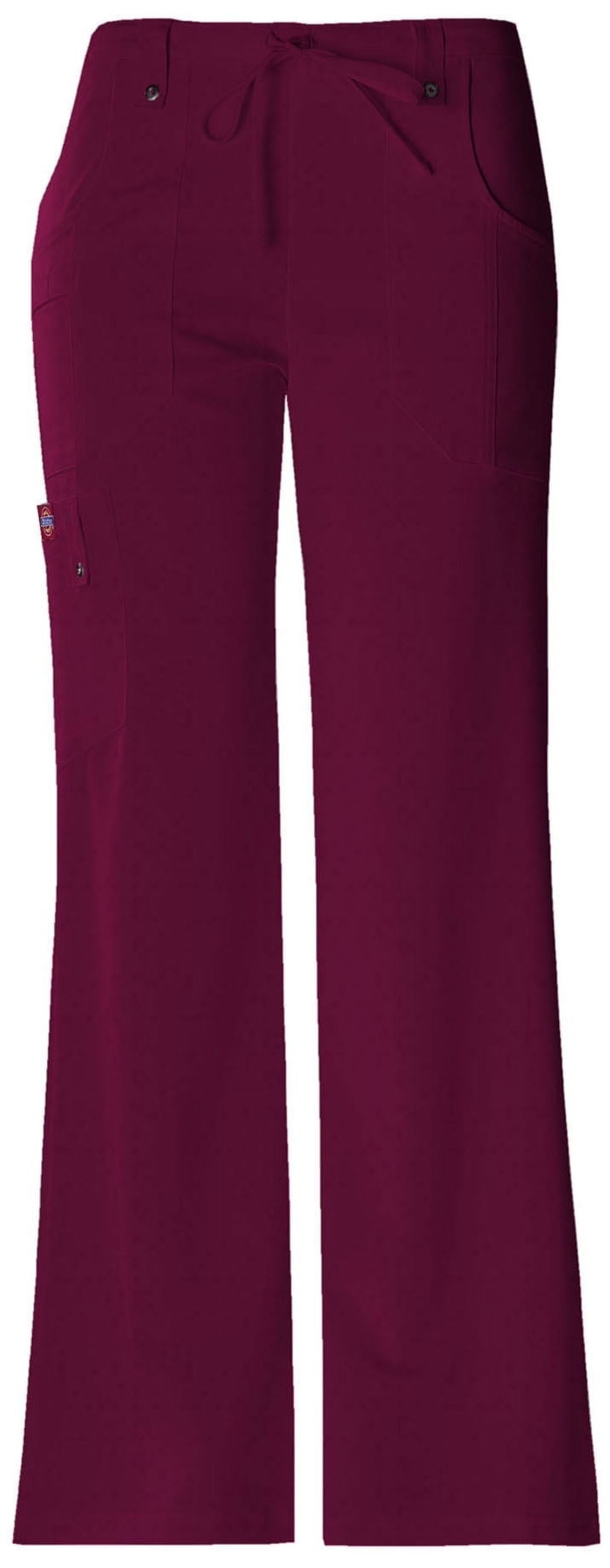 Dickies Xtreme Stretch Medical Scrubs Pant for Women Mid Rise ...