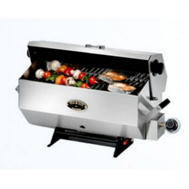 Dickinson Marine 00-SBQ-L Large Sea-B-Que Stainless Steel Marine Grill ...