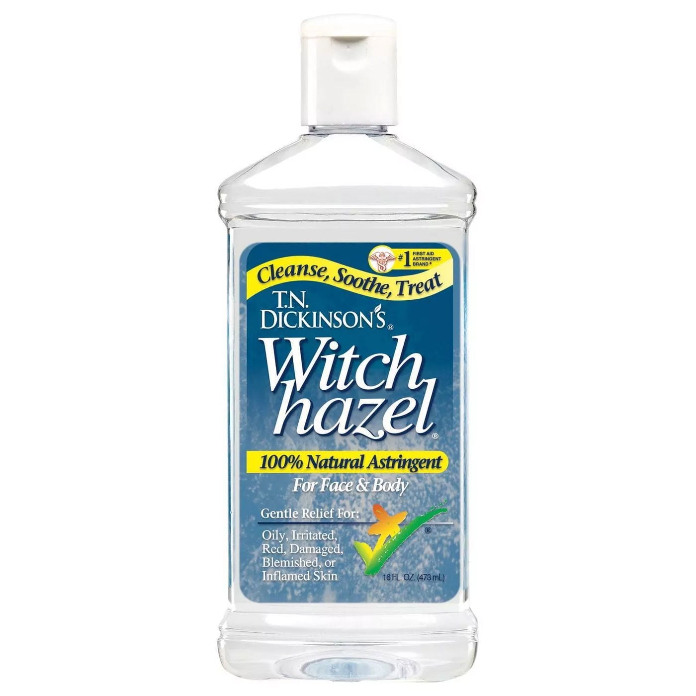 Dickinson Witch Hazel Astringent For Face & Body, 16 Oz.,Pack of 3 ...